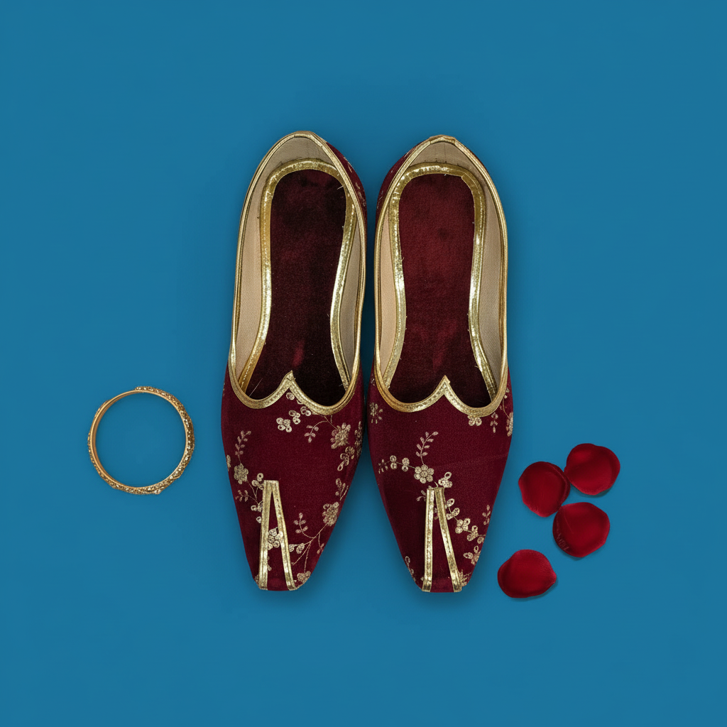 Designer Mojari - Handcrafted Traditional Indian Footwear | Kuberan Silks